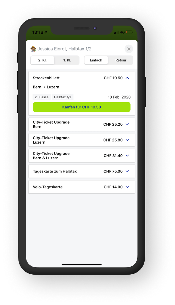 BLS Mobil – Your personalised app for tickets and timetables