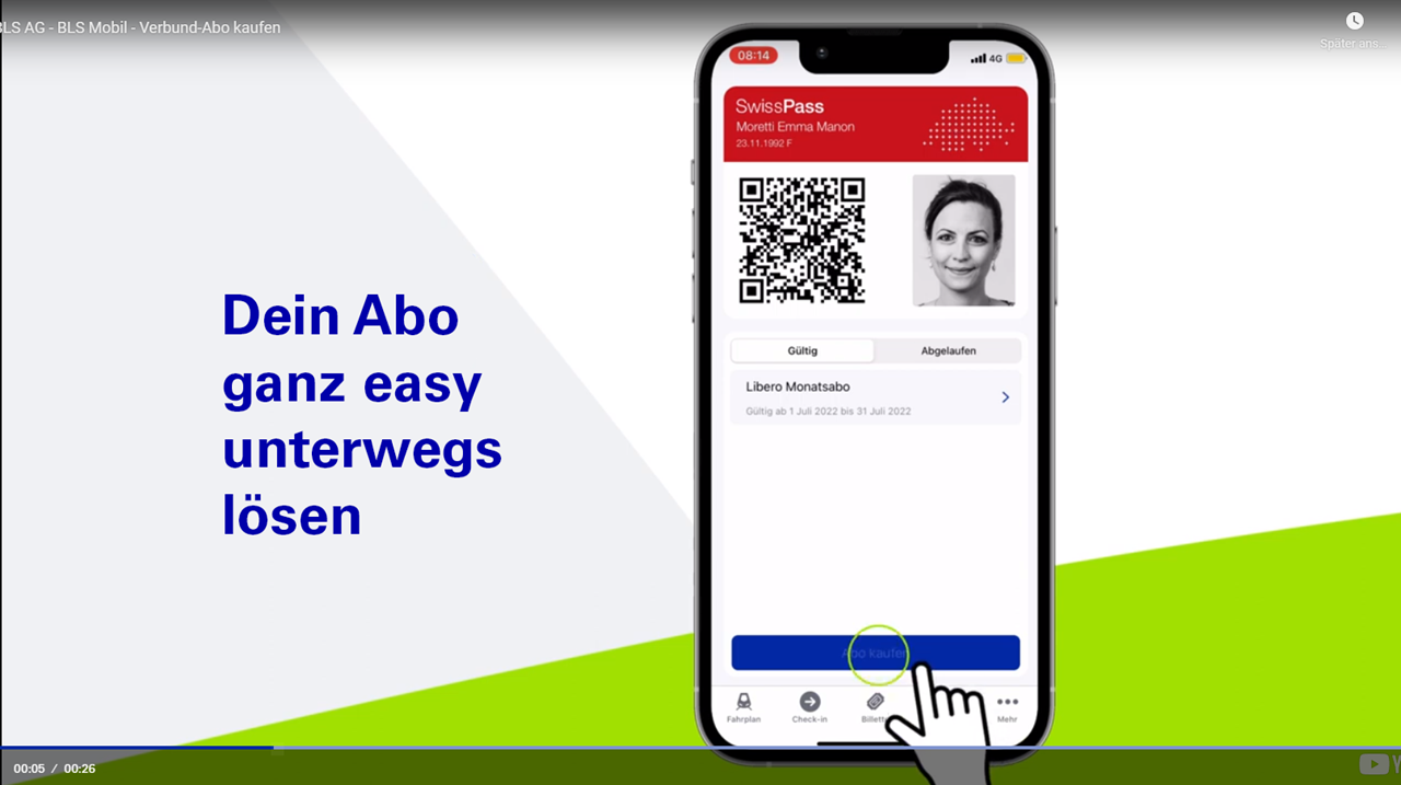 BLS Mobil - Die ÖV-App für Tickets, Abos und mehr