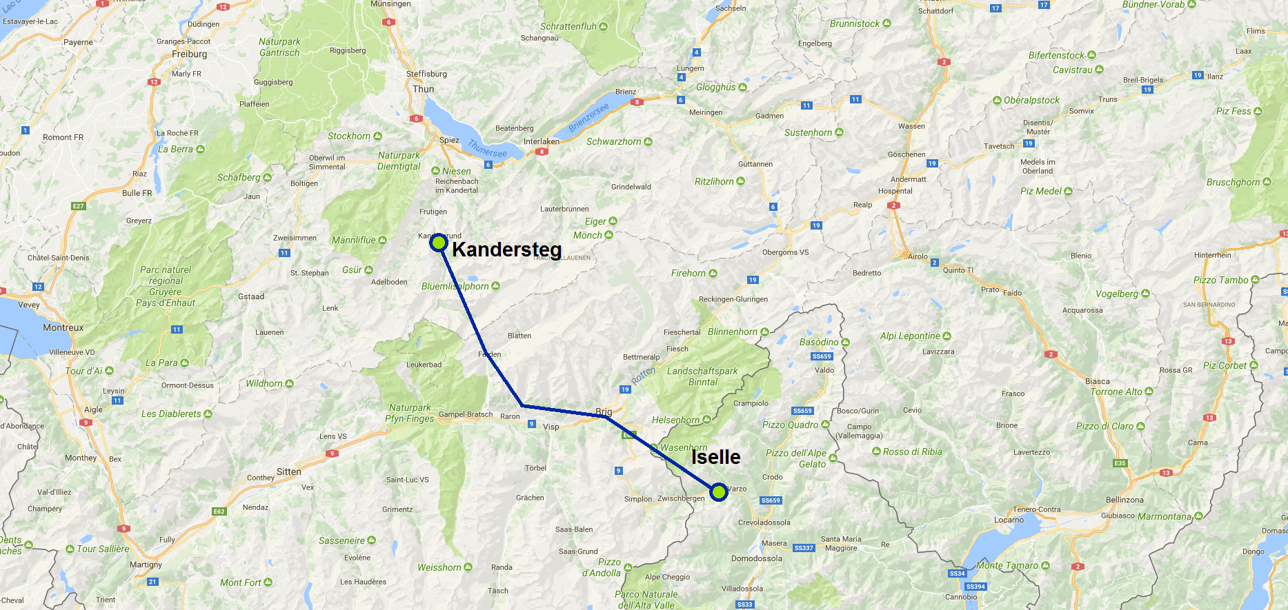 BLS Autoverlad - Kandersteg–Iselle - BLS AG