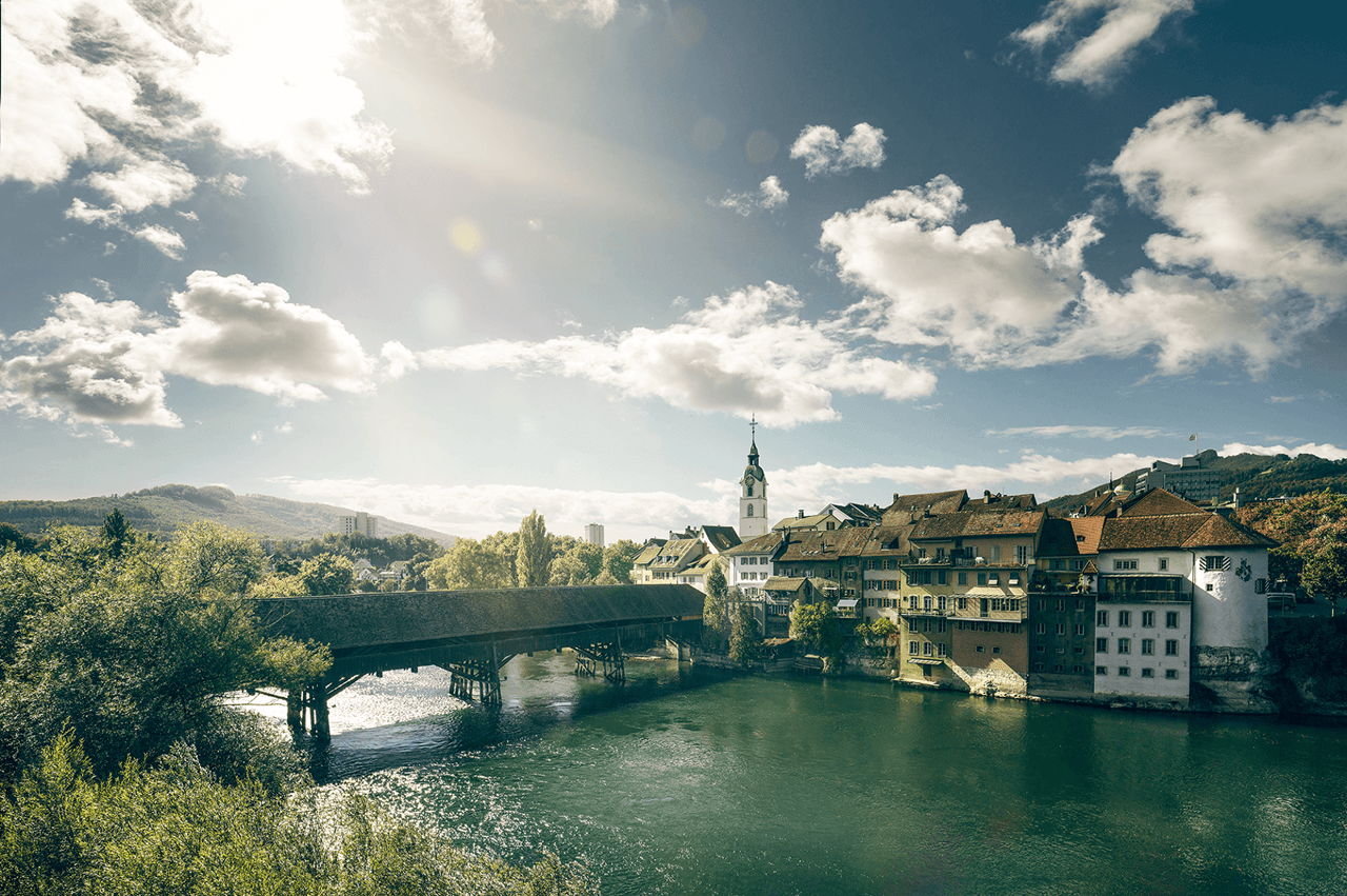 The charming little town of Olten - Excursions by train