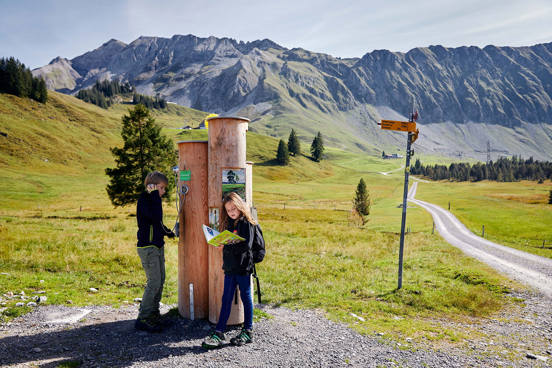 Trotti-Bike am Niederhorn - Ausflüge mit dem Zug