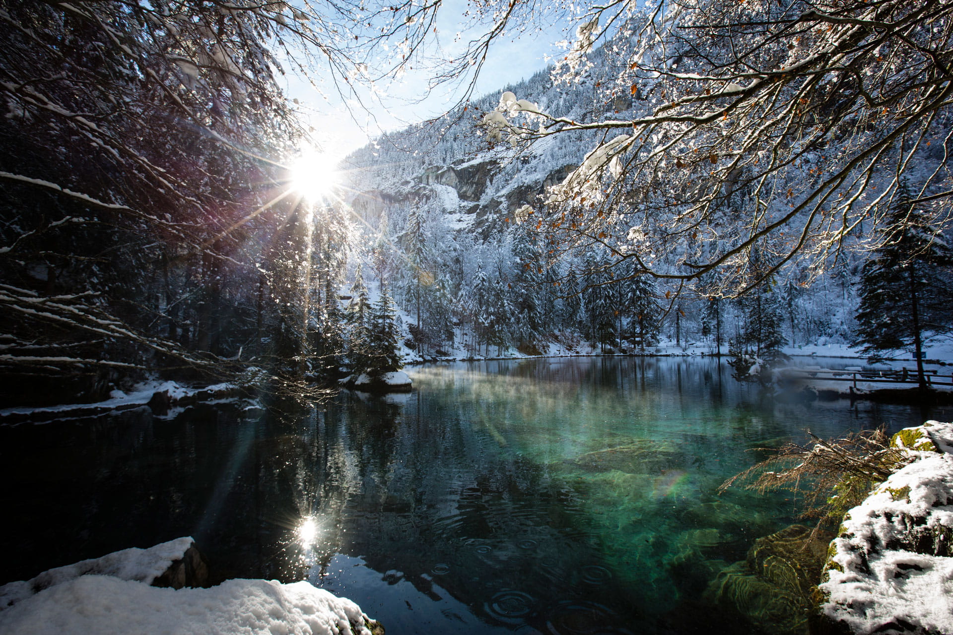 Excursion destination: Blausee Lake - Excursions by train