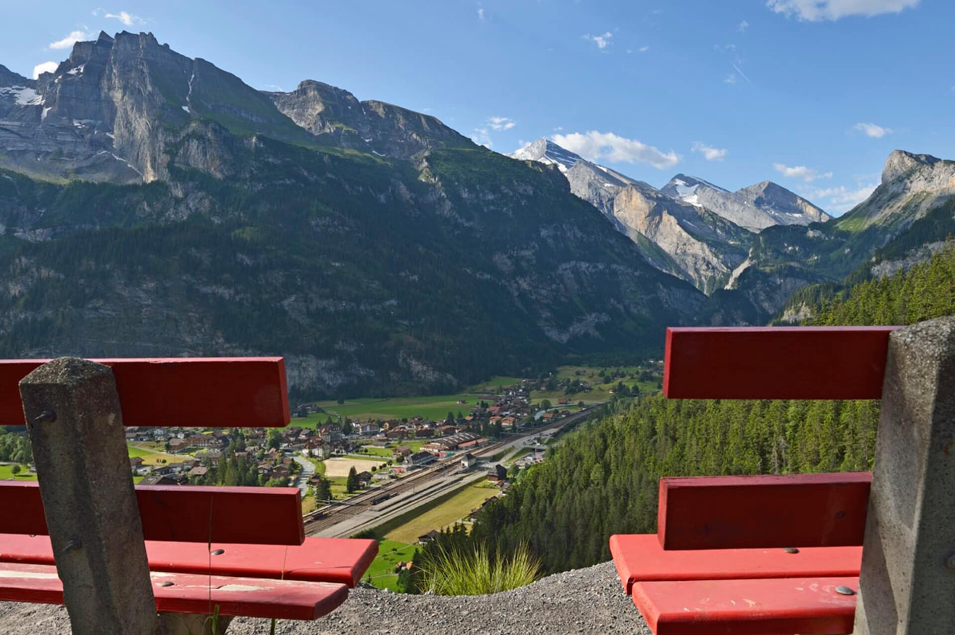 Rundwanderungen in Kandersteg - Ausflüge mit dem Zug