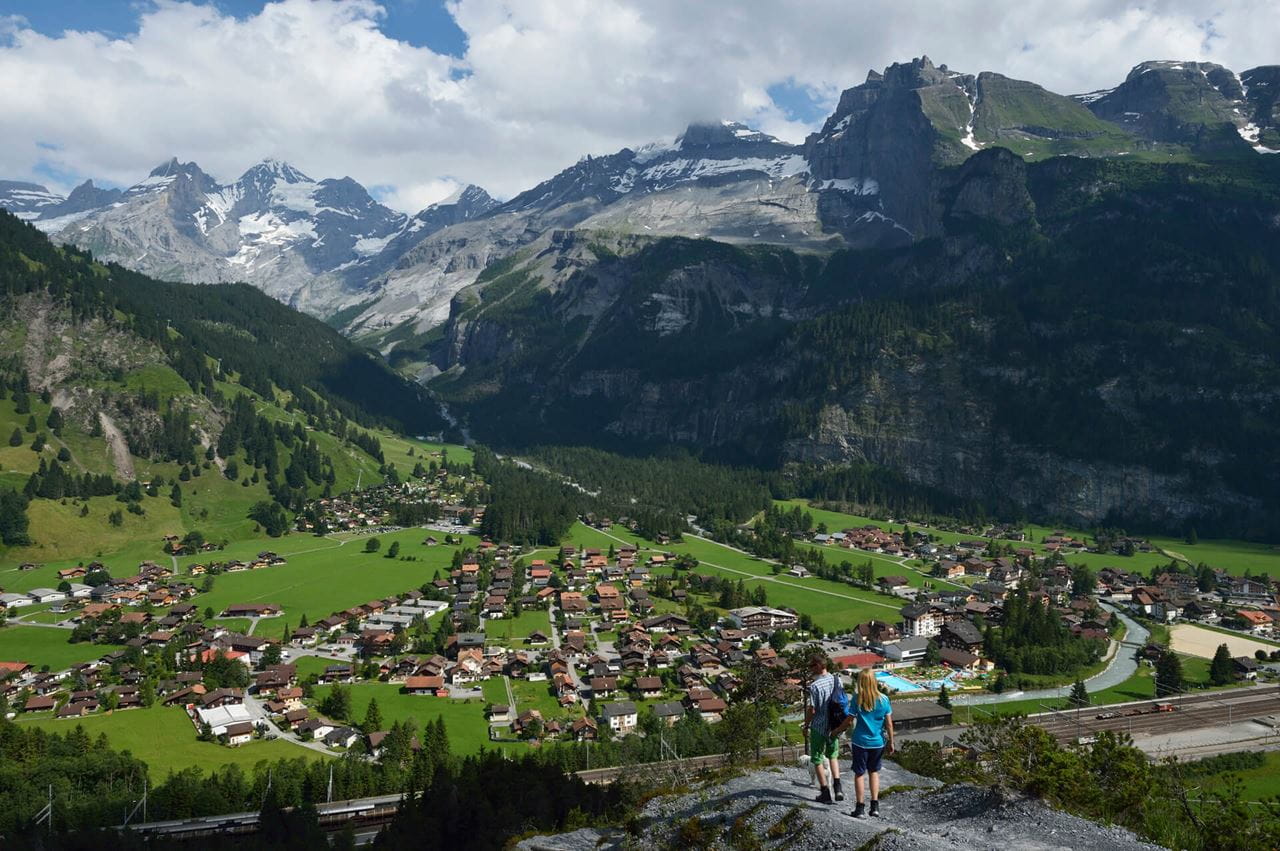 Rundwanderungen in Kandersteg - Ausflüge mit dem Zug