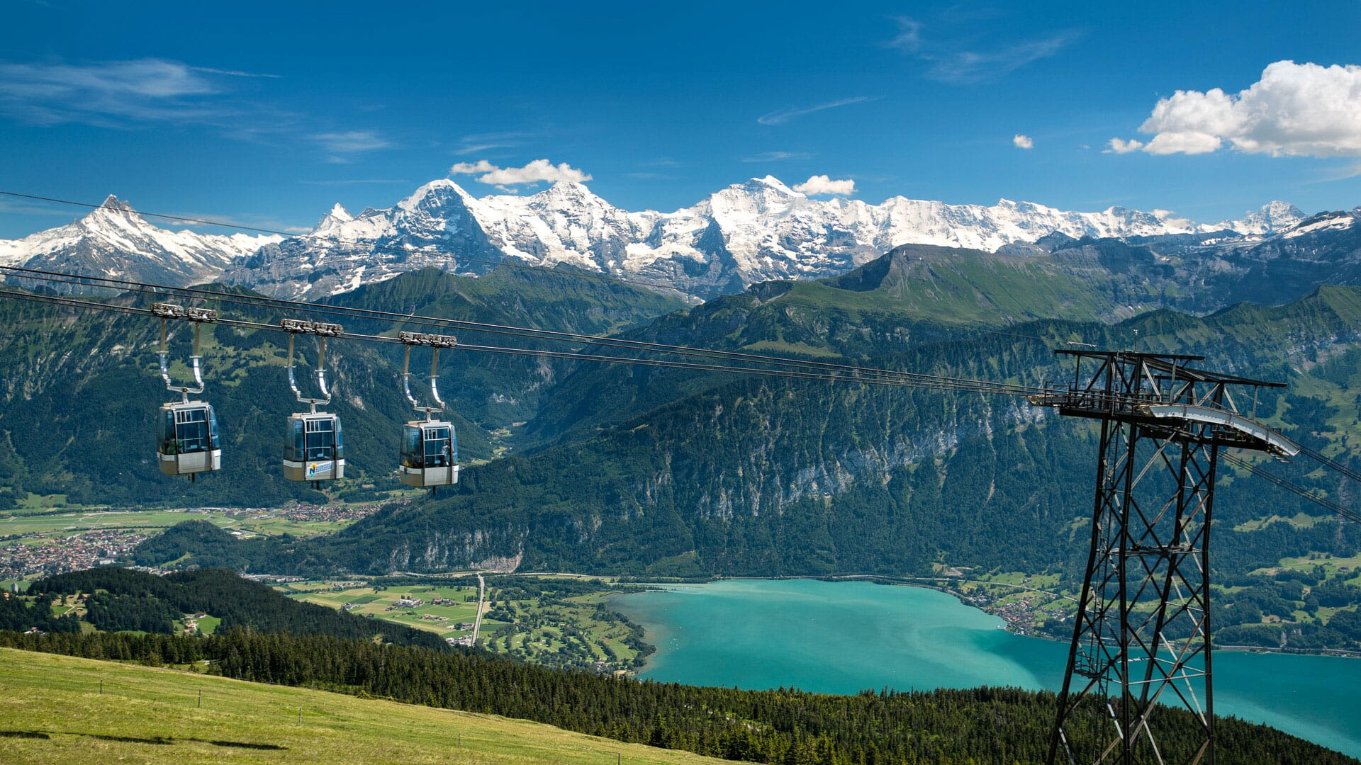 Trotti-Bike am Niederhorn - Ausflüge mit dem Zug