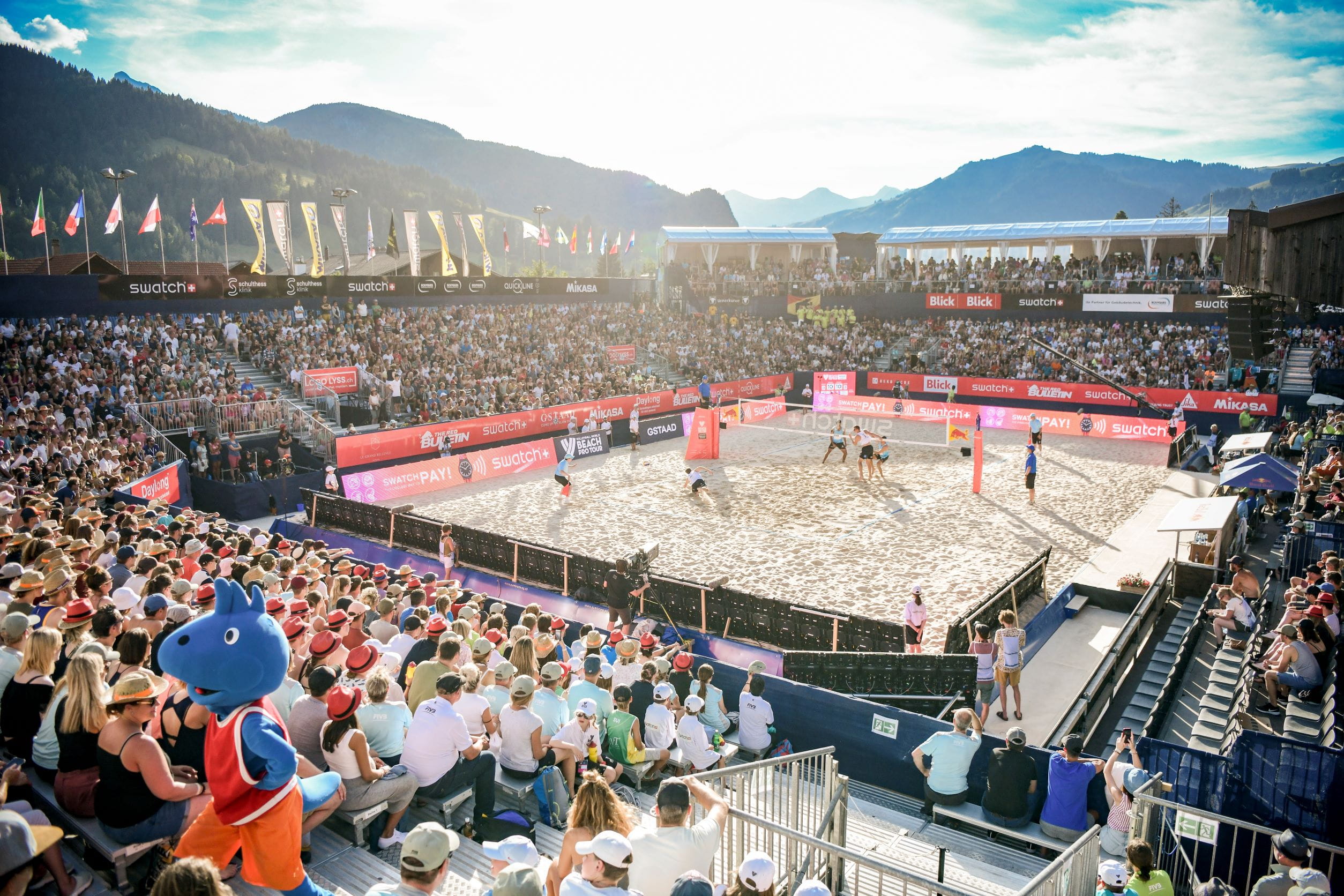 Swatch Beach Pro Gstaad - Ausflüge mit dem Zug