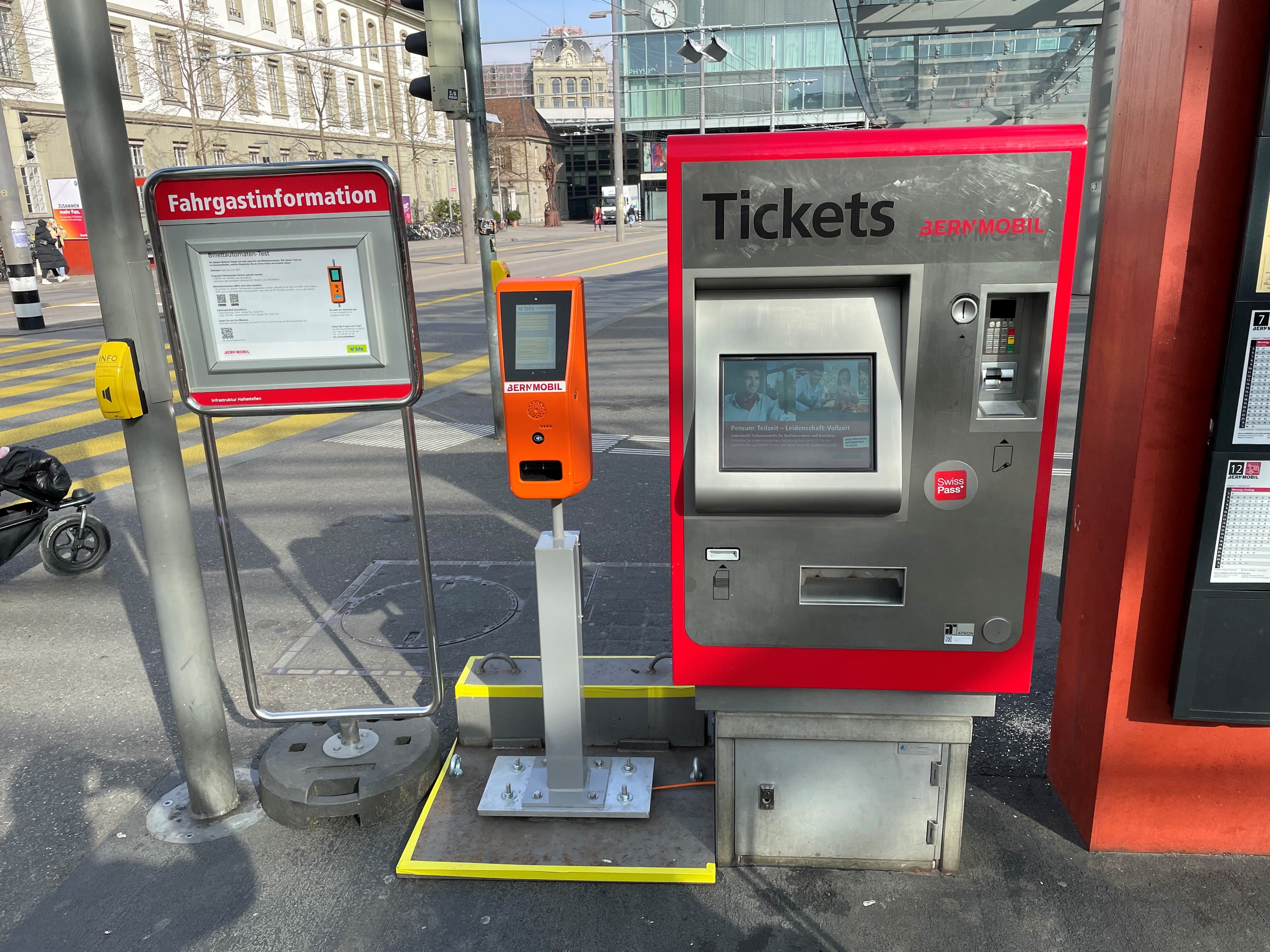 BLS testet neue, bargeldlose Billettautomaten – 22.03.2021 – BLS AG
