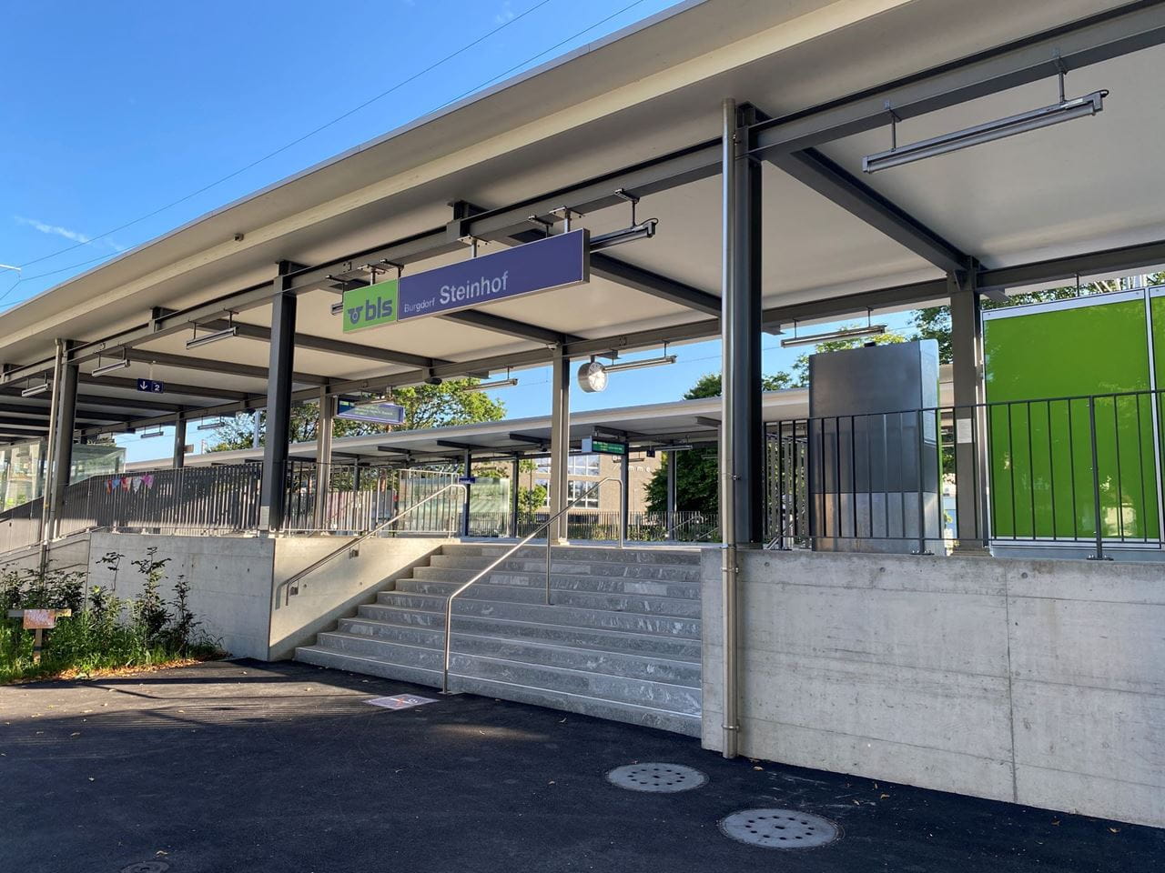 BLS hat Bauarbeiten am Bahnhof Burgdorf Steinhof abgeschlossen – 25.08. ...
