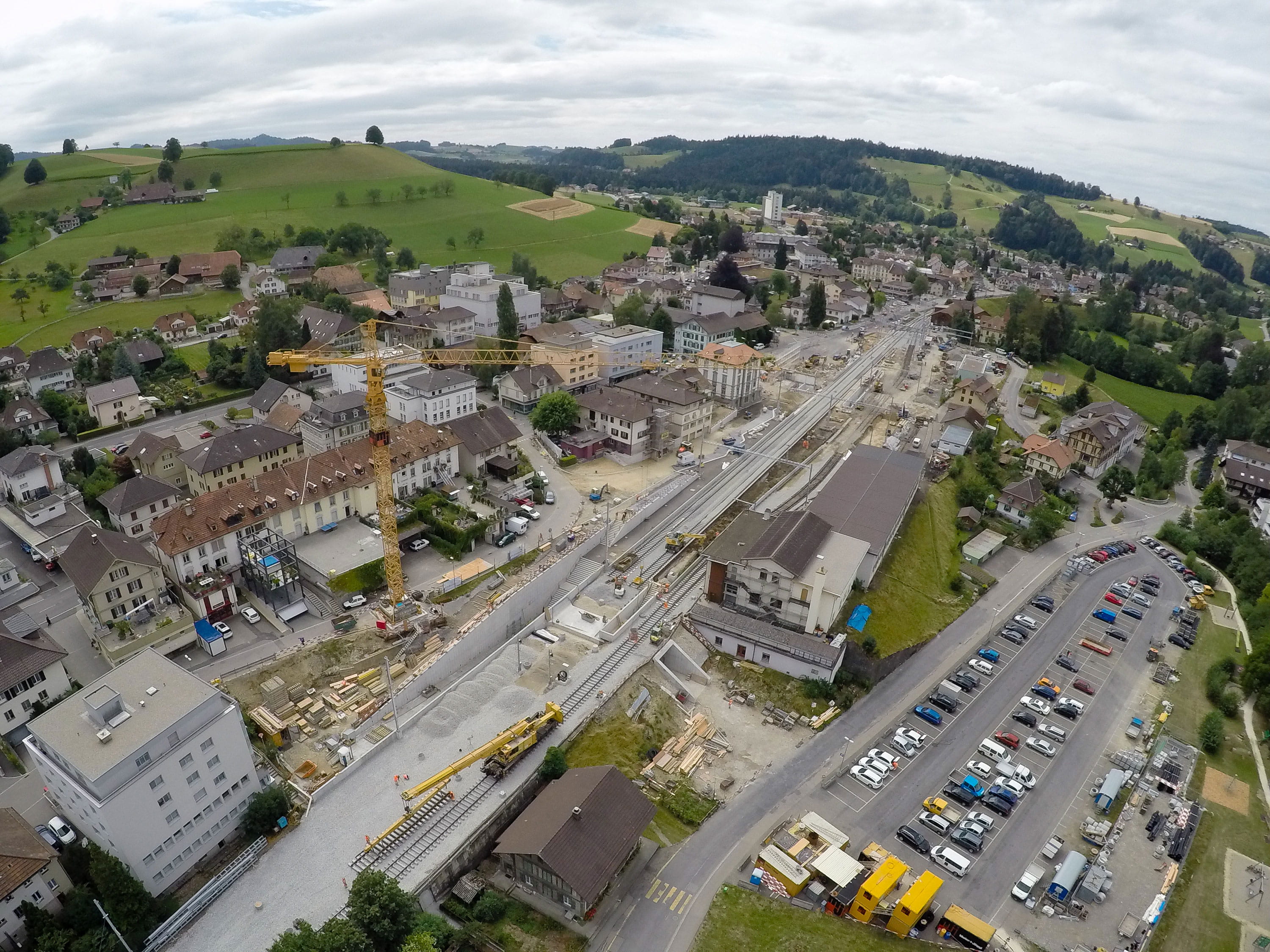 Bauprojekte - Modernisierung Bahnhof Huttwil - BLS AG