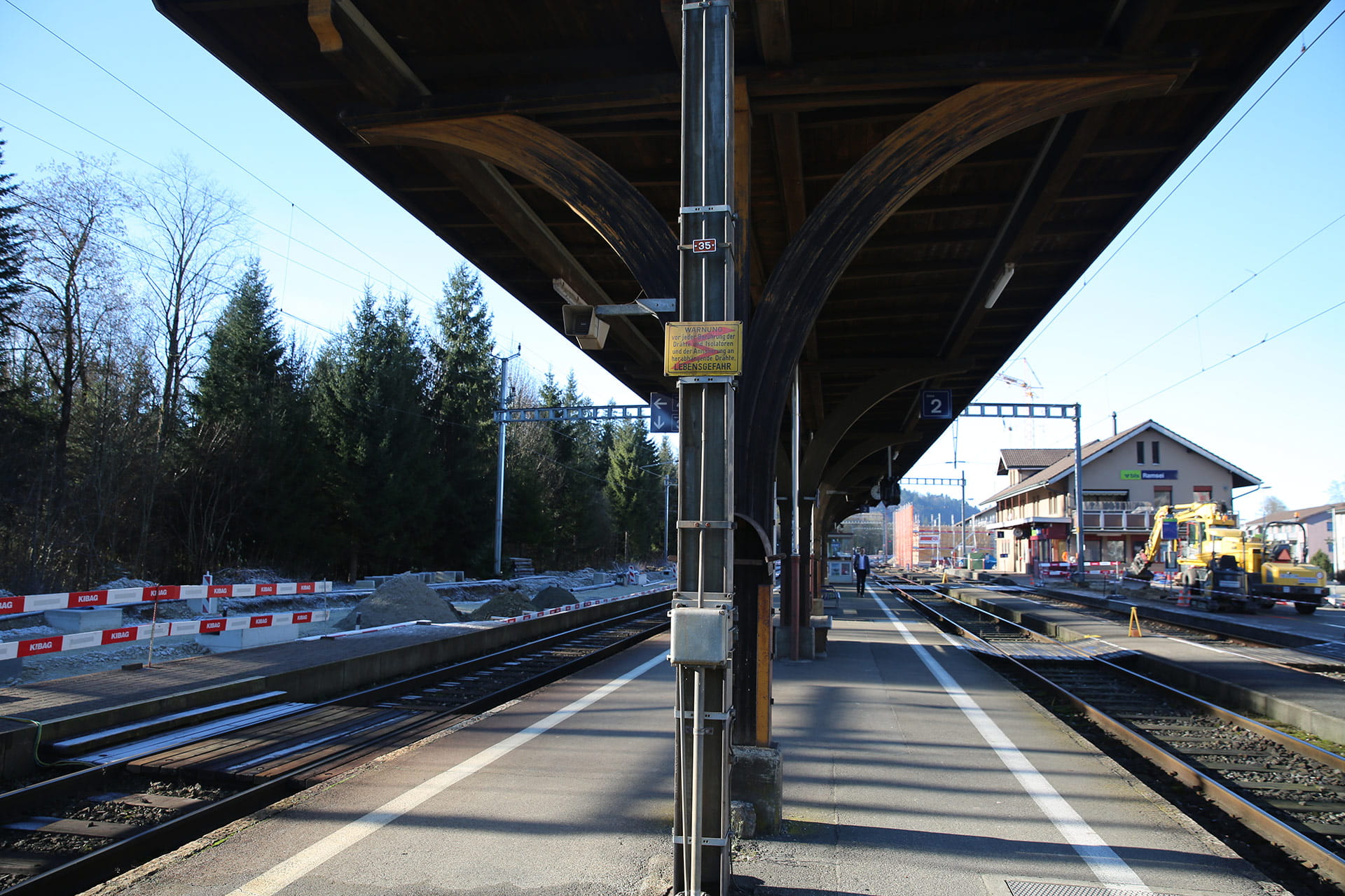 Bauprojekt - Modernisierung Bahnhof Ramsei - BLS AG