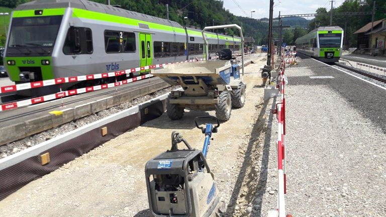 Bauprojekt - Modernisierung Bahnhof Ramsei - BLS AG